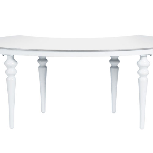 White Serpentine Table – Eclat Decor